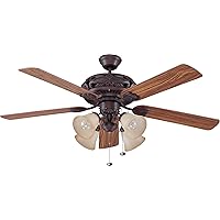 Craftmade GD52ABZ5C Grandeur Unipack Triple Mount 52" Ceiling Fan with ...