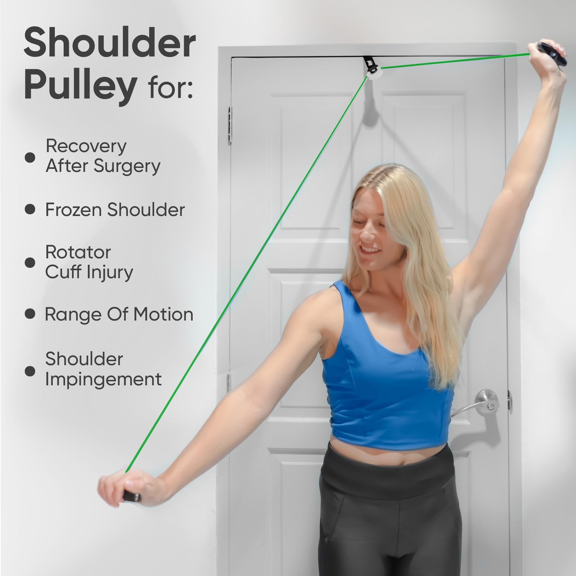 Mua Shoulder Pulley for Physical Therapy, Over Door Pulley for Shoulder ...