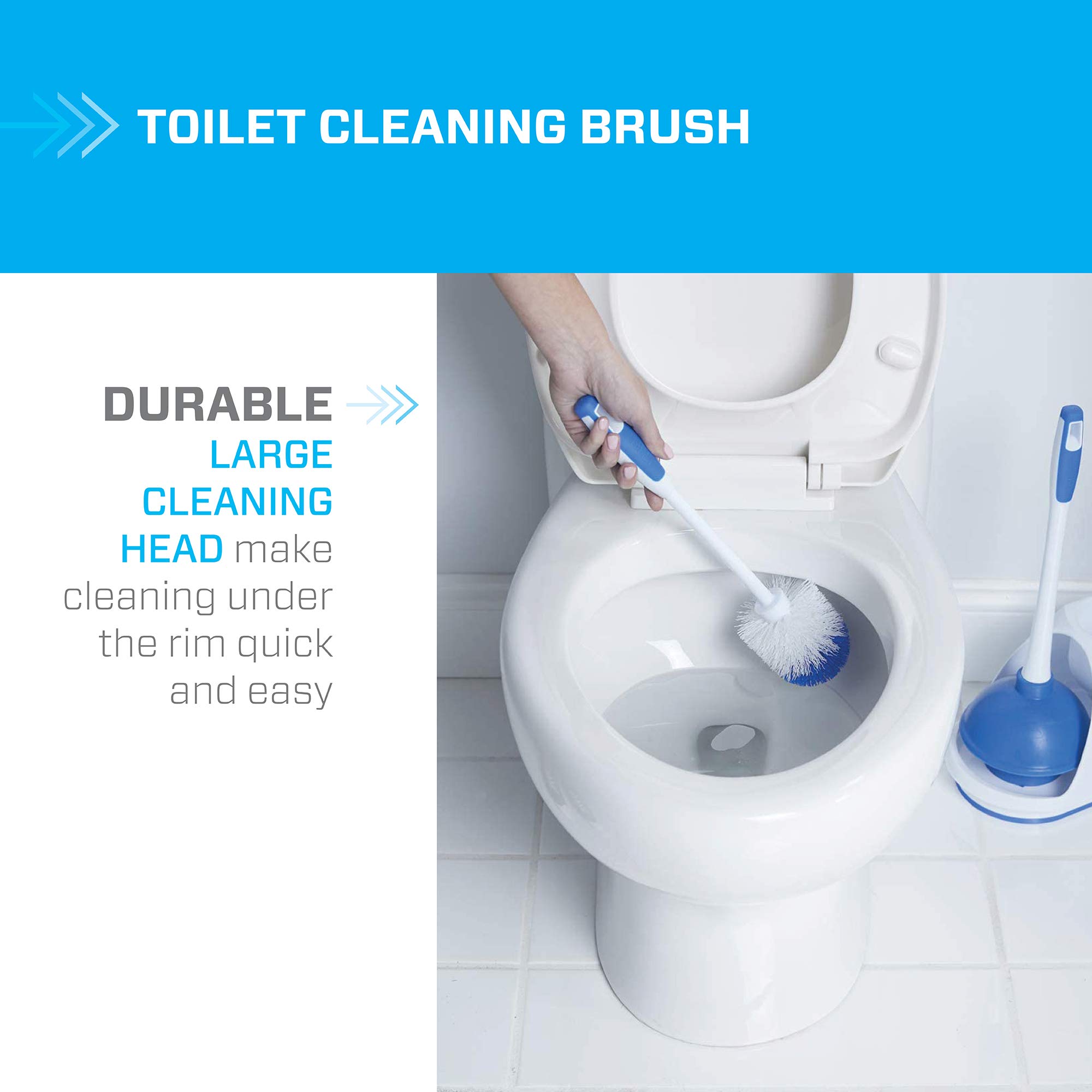 Mua Mr. Clean Turbo Plunger and Bowl Brush Caddy Set, Toilet Brush ...