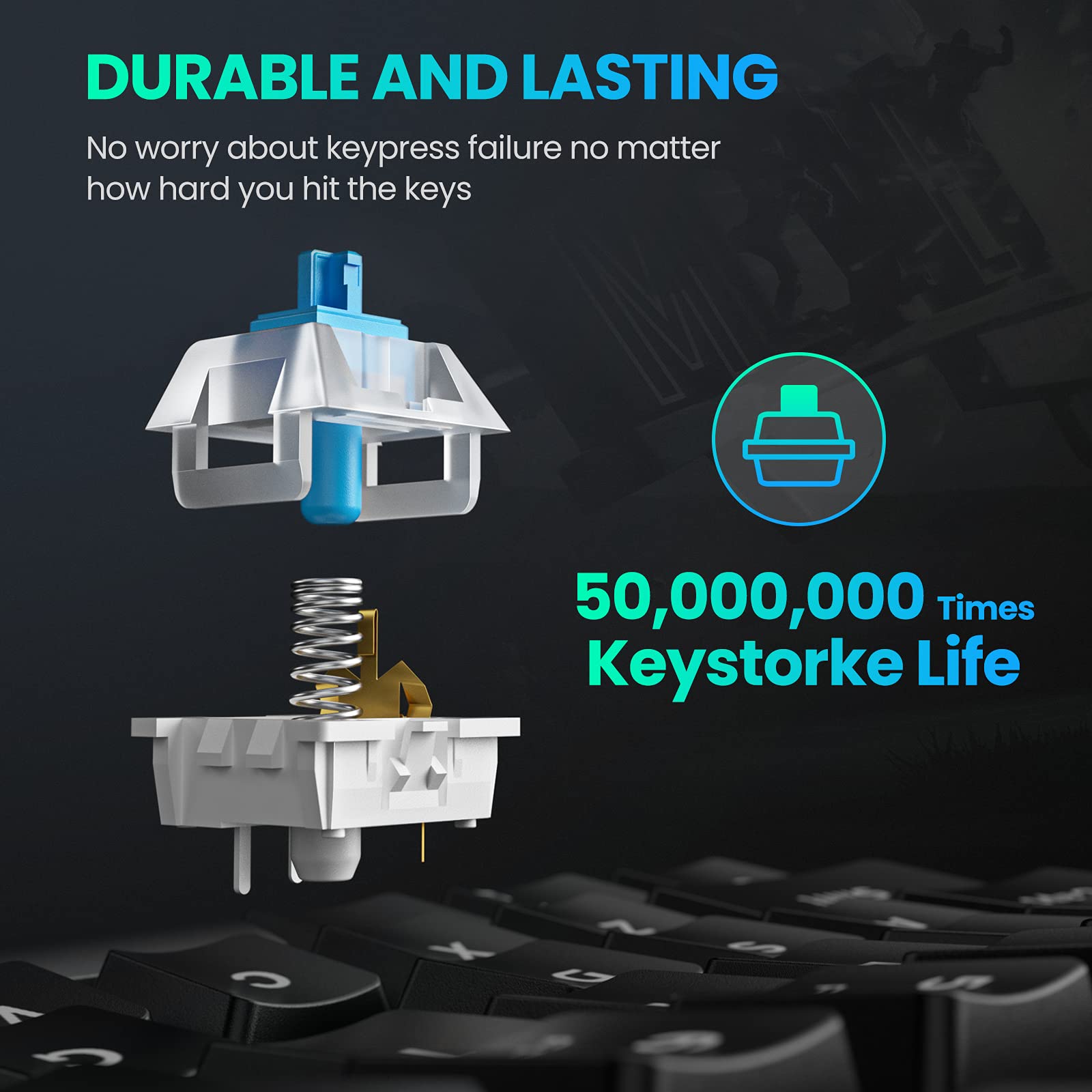 PICTEK TKL Mechanical Gaming...B07VNQQZFK | Encarguelo.com