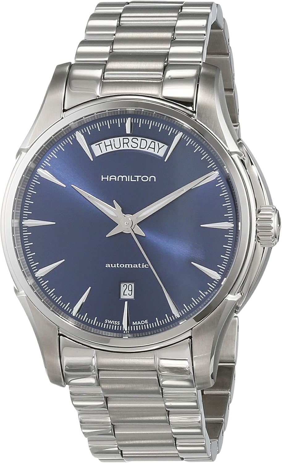 Hamilton Herren Analog Automatik Uhr mit Edelstahl Armband H32505141 ...