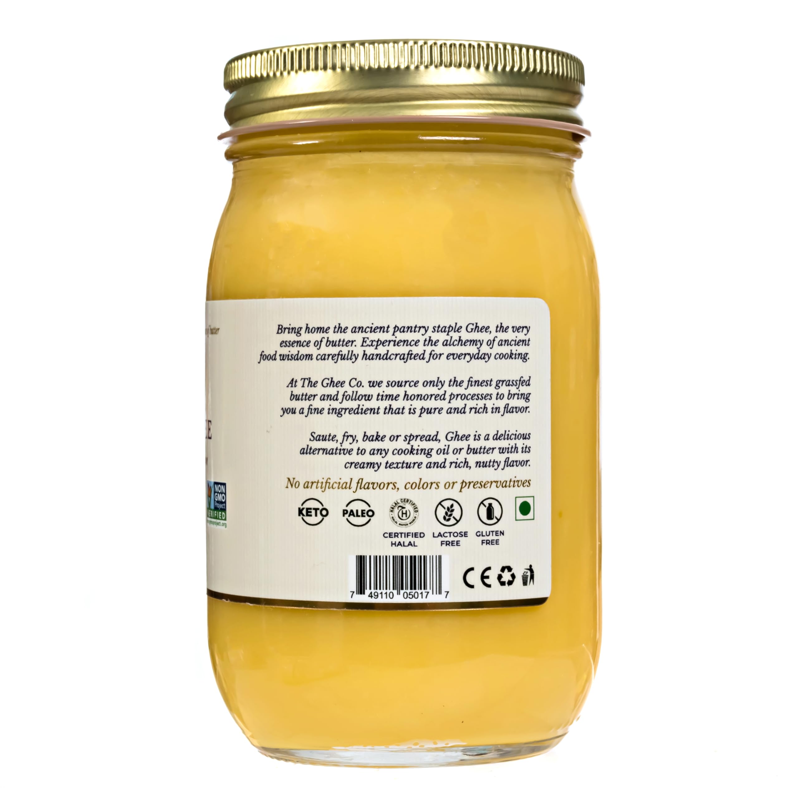 Mua The Ghee Co, Grass fed Ghee, 16 oz, Glass Jar, Made with Grade AA ...