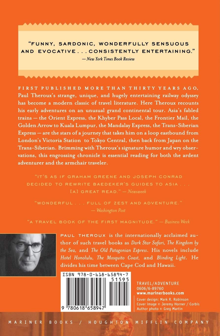 The Great Railway Bazaar: By Train Through Asia: Theroux, Paul ...