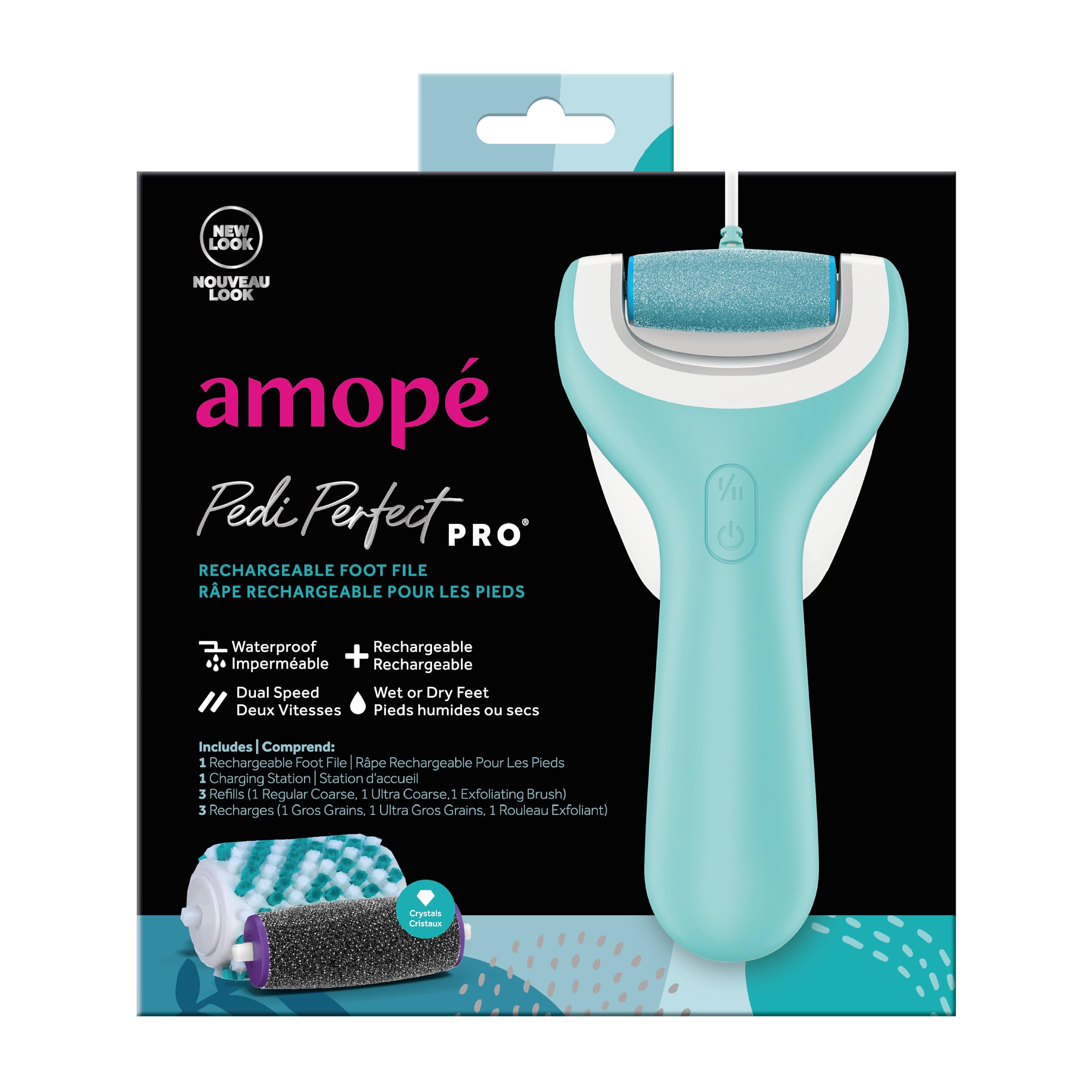 Mua Amope Pedi Perfect Pro Wet & Dry Electric Foot File Callus Remover ...