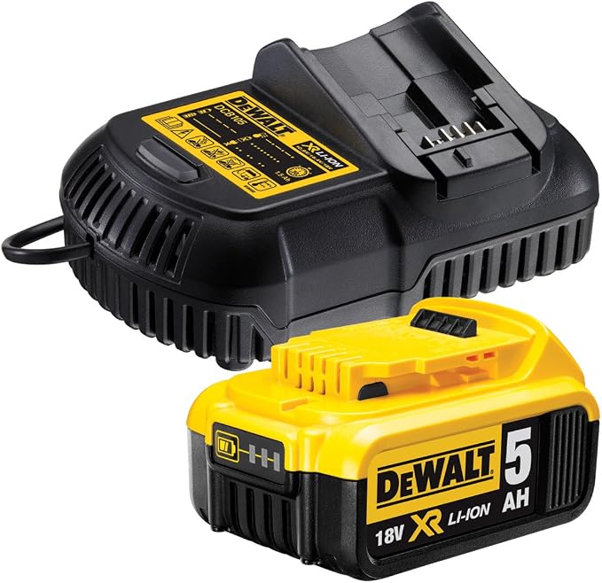 Dewalt DCB184 18V XR li-ion 5.0Ah Battery with DCB105 Multi Voltage ...