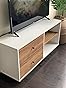 Amazon.com: Nathan James Tora TV Stand Media Wooden Console Oak ...