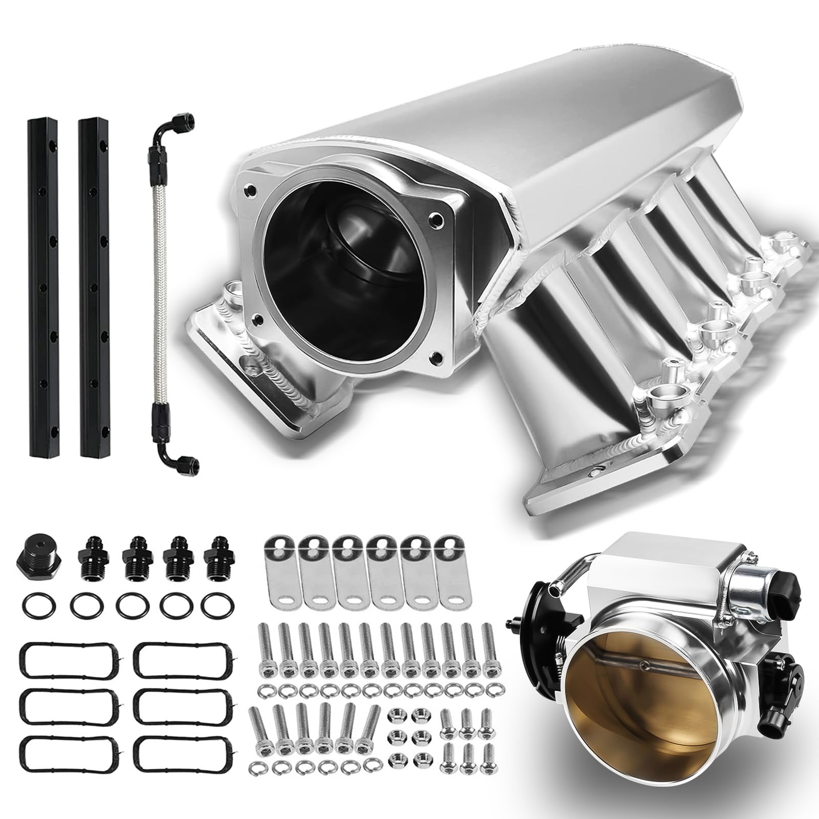 102mm Intake Manifold with Fuel Rails and Throttle Body TPS IAC ...