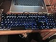 Amazon.com: Rii RK100 3 Colors LED Backlit Mechanical Feeling USB Wired ...