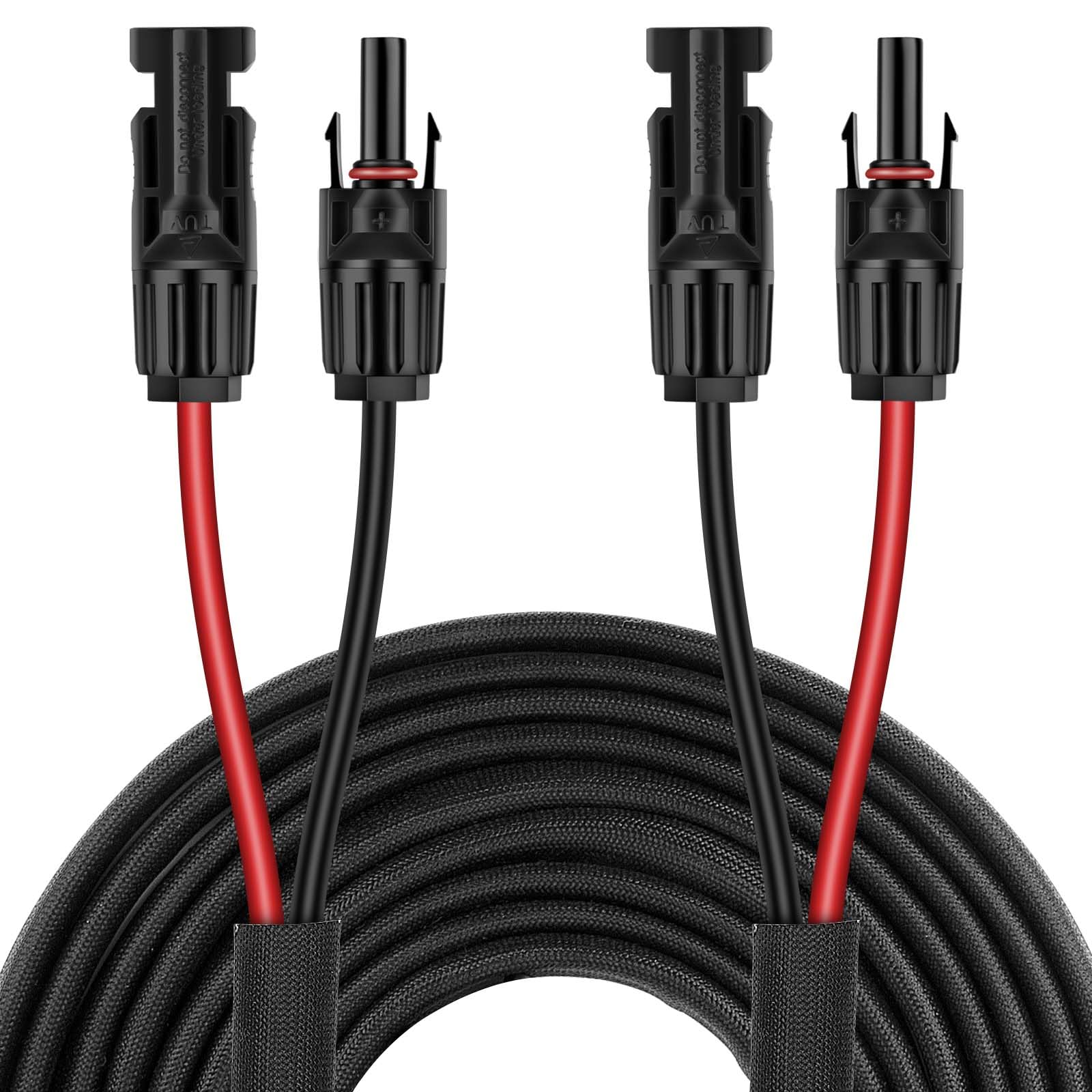 Geosiry 40FT 10AWG Solar Panel Extension Cable, Solar Extension Cable ...