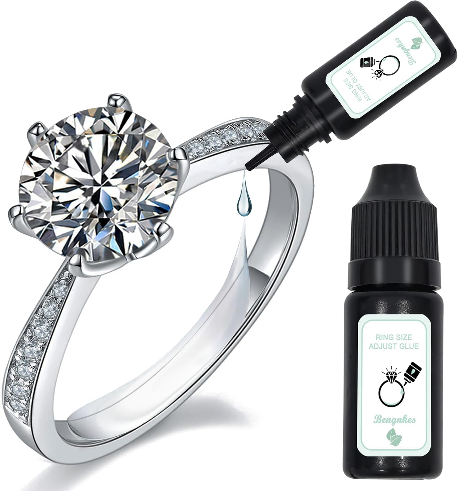 Ring Size Adjuster for Loose Rings, Ring Sizers Glue with UV Light ...