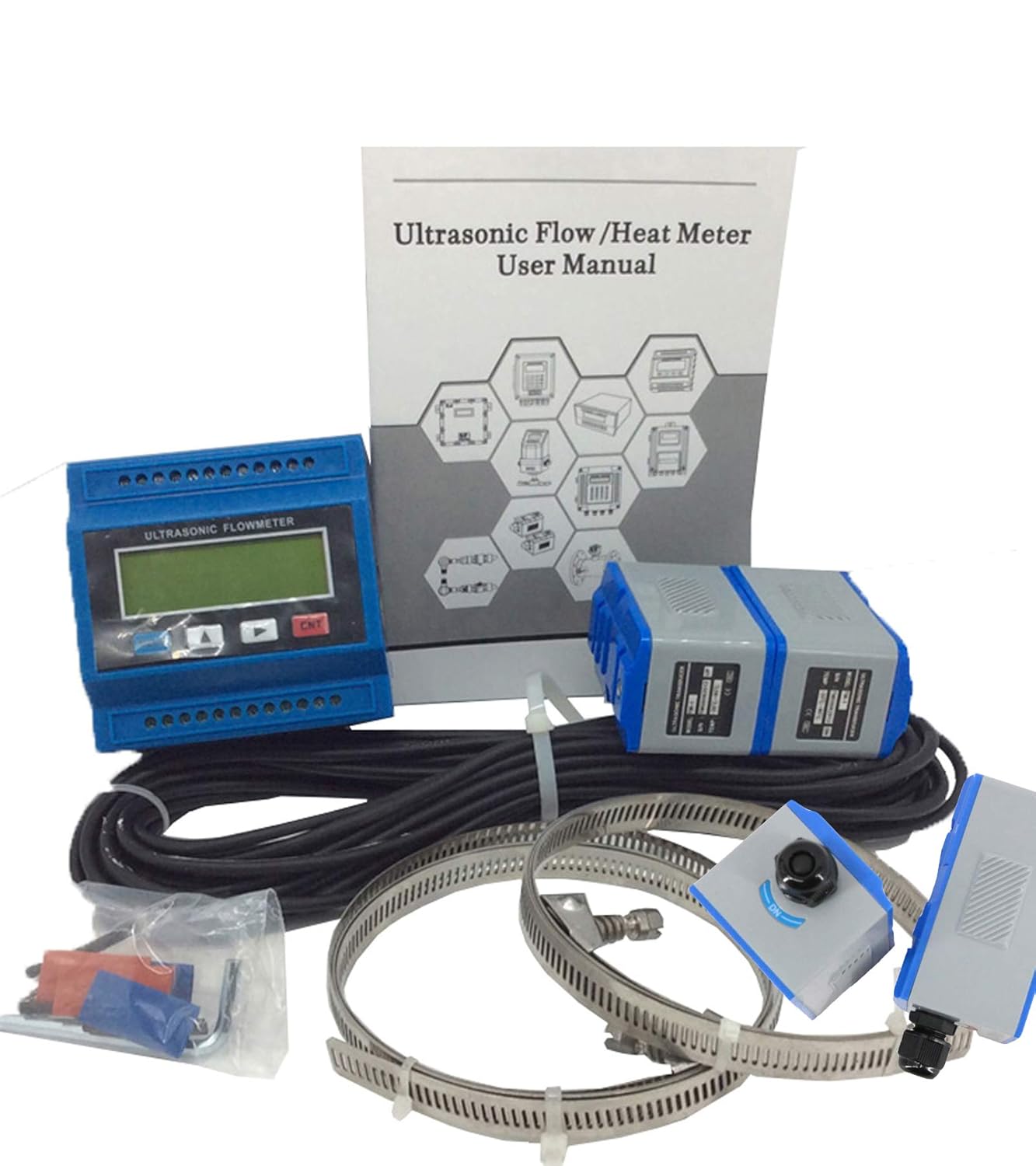 Ultrasonic Flowmeter Module Flow Meter TUF-2000M with TM-1 Transducer ...