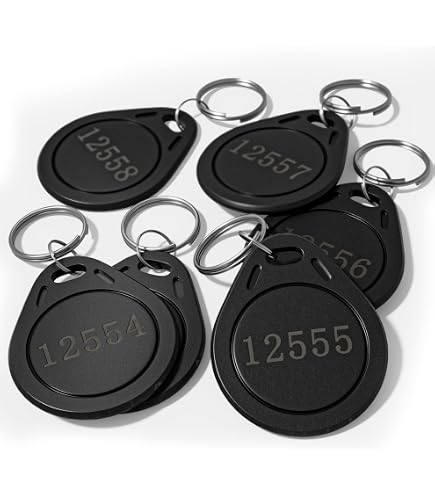 Security Key Fob 25 Pack 25-Pack 26-Bit Proximity Key Fobs (H10301 ...