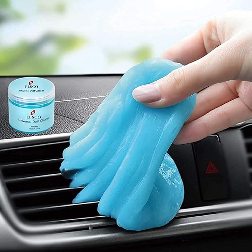 ELSCO Universal Car Cleaning Gel - Multi-Color Detailing Slime for Dust ...