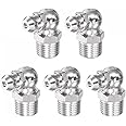 Amazon.com: uxcell 304 Stainless Steel Straight Grease Fitting 1/8 ...