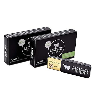 Buy LactoJoy Lactase Tablets | Helps with Lactose Intolerance ...