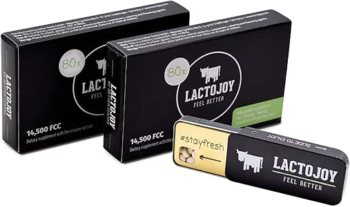 LactoJoy Pastillas de Lactasa | Tratamiento de Comprimidos para ...