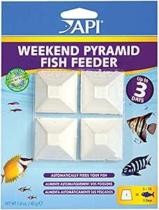 Amazon.com : API Weekend Pyramid Fish Feeder 3-Day Automatic Fish ...