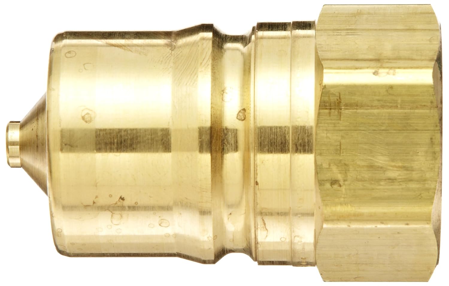 3/8 Coupling x 3/8-18 NPTF Dixon B17-363 Brass Industrial Hydraulic ...