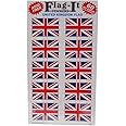 Amazon.com: Union Jack (British Flag) Self Adhesive Stickers Pack 50 ...