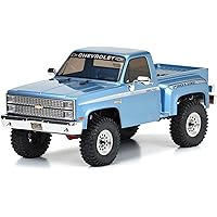 Amazon.com: Axial RC Truck 1/10 SCX10 III Pro-Line 1982 Chevy K10 4WD Rock Crawler Brushed RTR ...