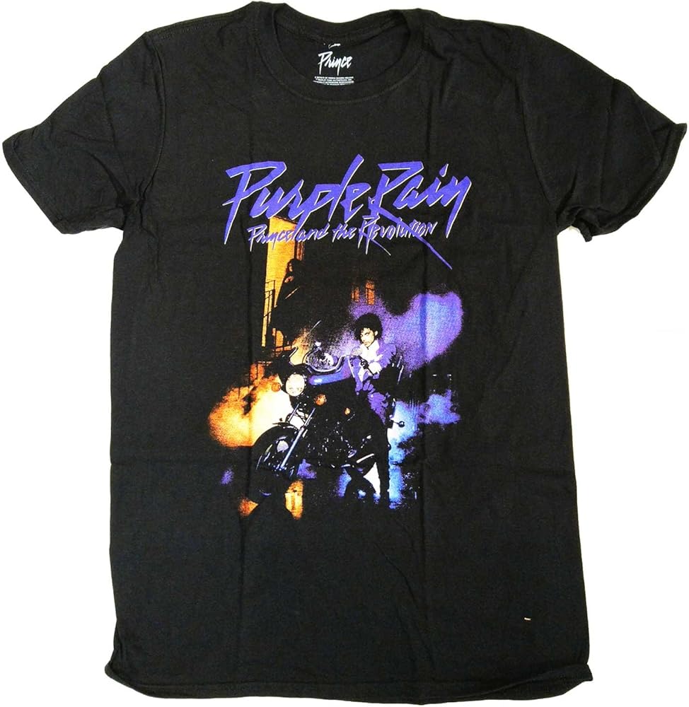 Prince T Shirt Purple Rain 100 Full Colour Album Cover 1633 Pilihax