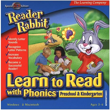 Amazon.com: Reader Rabbit Learn to Read with Phonics! Preschool ...