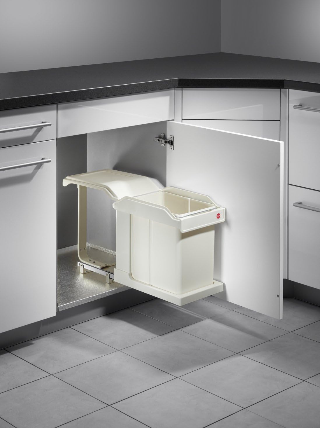 Hailo Waste Bin Solo MS Swing 30.1/20 with Odour Absorber From 30 cm ...