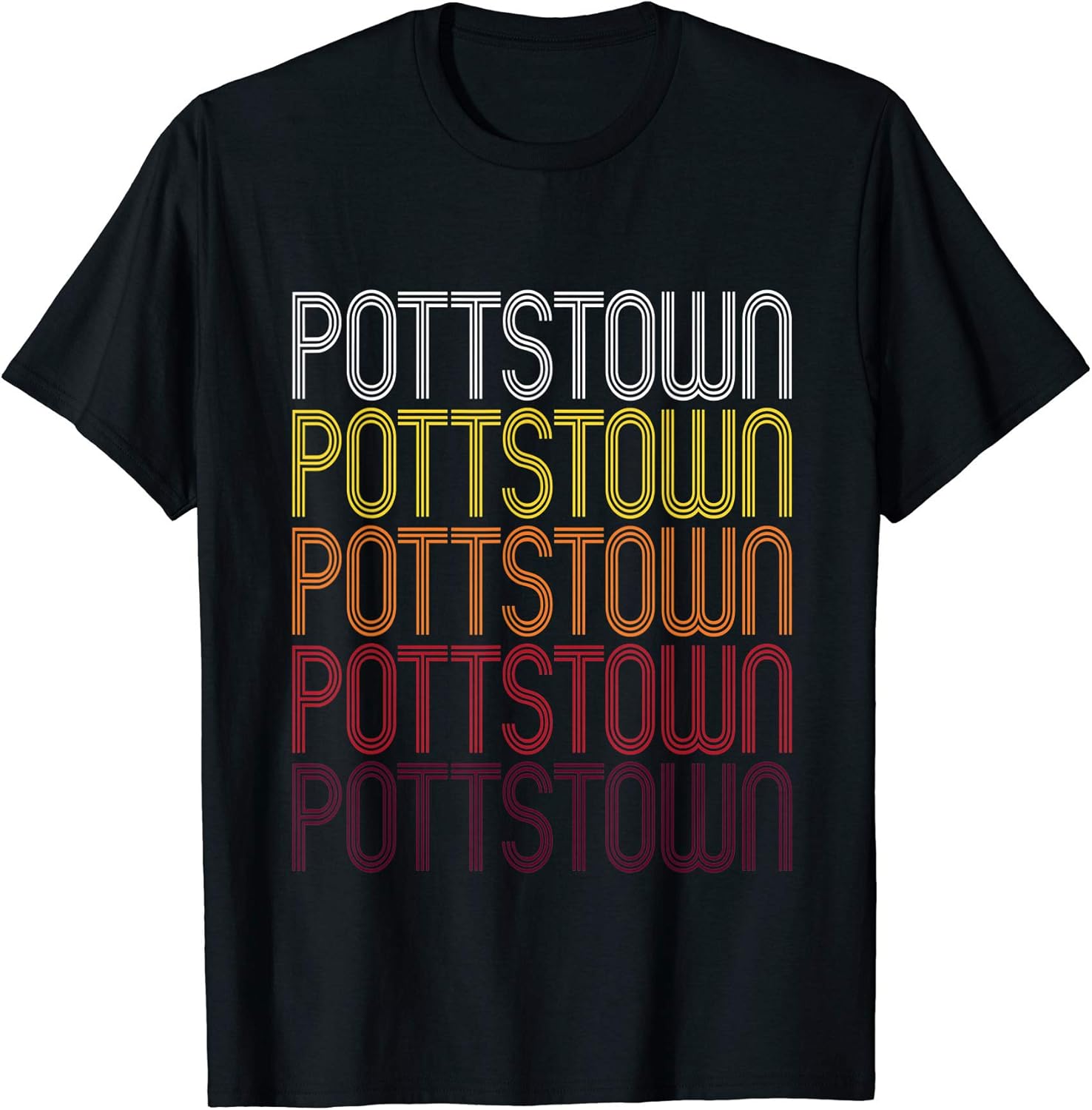 Women's Pottstown, PA Vintage Style Pennsylvania T-shirt Medium Brown ...