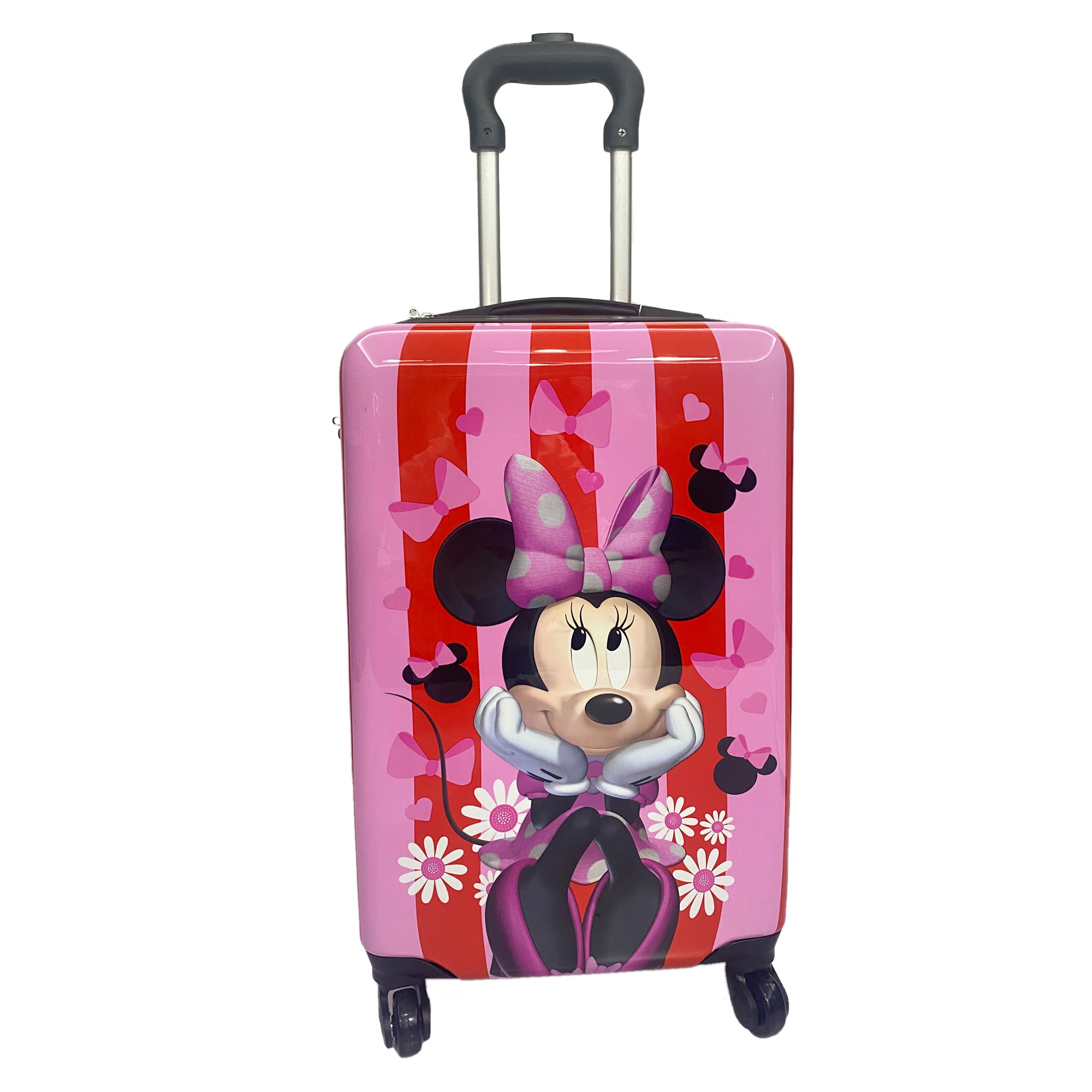 Fast Forward Minnie Mouse Luggage 20 Inches Hard-Sided Tween Spinner ...
