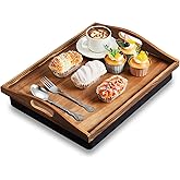 Amazon.com - Tioncy Bamboo Lap Tray with Detachable Pillow 16.9'' x 13 ...