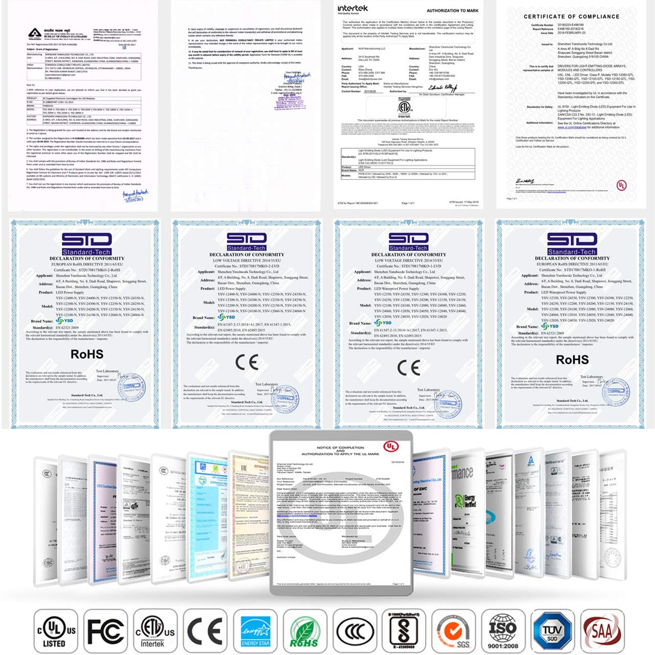 CATIYA 24V 100W LED Driver Transformer, IP67 Waterproof Constant ...