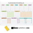 Amazon.com: Cleaning Schedules and Checklists Dry Erase Magnetic ...