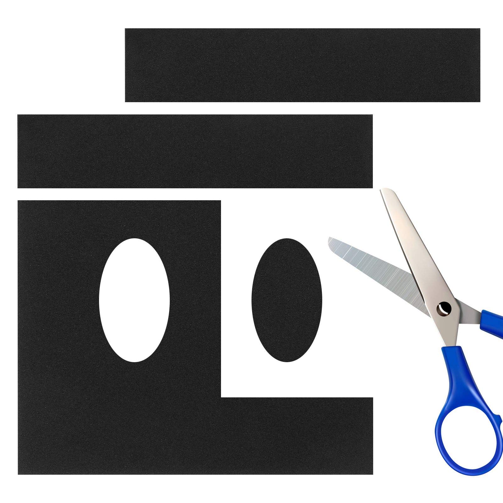 Mua AConnet 50 Sheets 3mm Craft Foam Black EVA Foam Paper 8 x 12 Inch ...