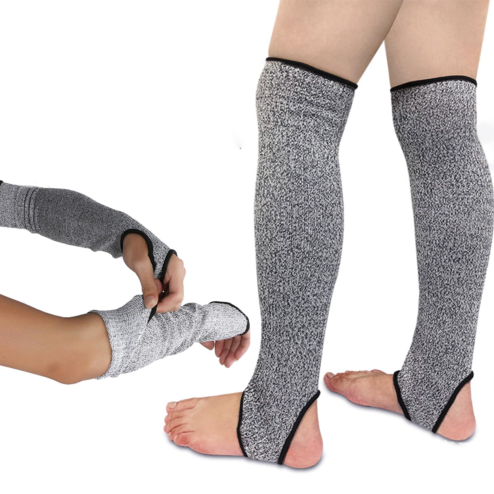 Mua Cut Resistant Sleeves with Thumb Hole and Cut Resistant Leg Sleeves ...