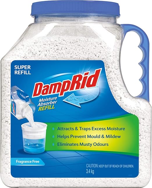 Damp Rid Damp Rid Moisture Absorber Super Refill 3.4 kg, 3.4 kg ...
