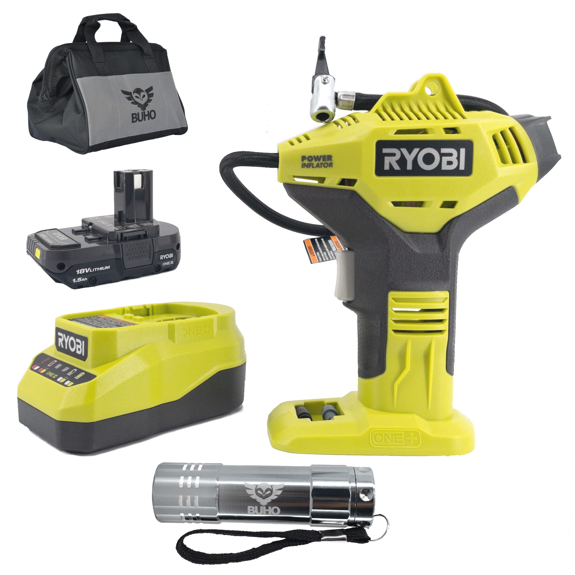 Mua Portable High Pressure Power Inflator Bundle, Includes Ryobi P737D ...