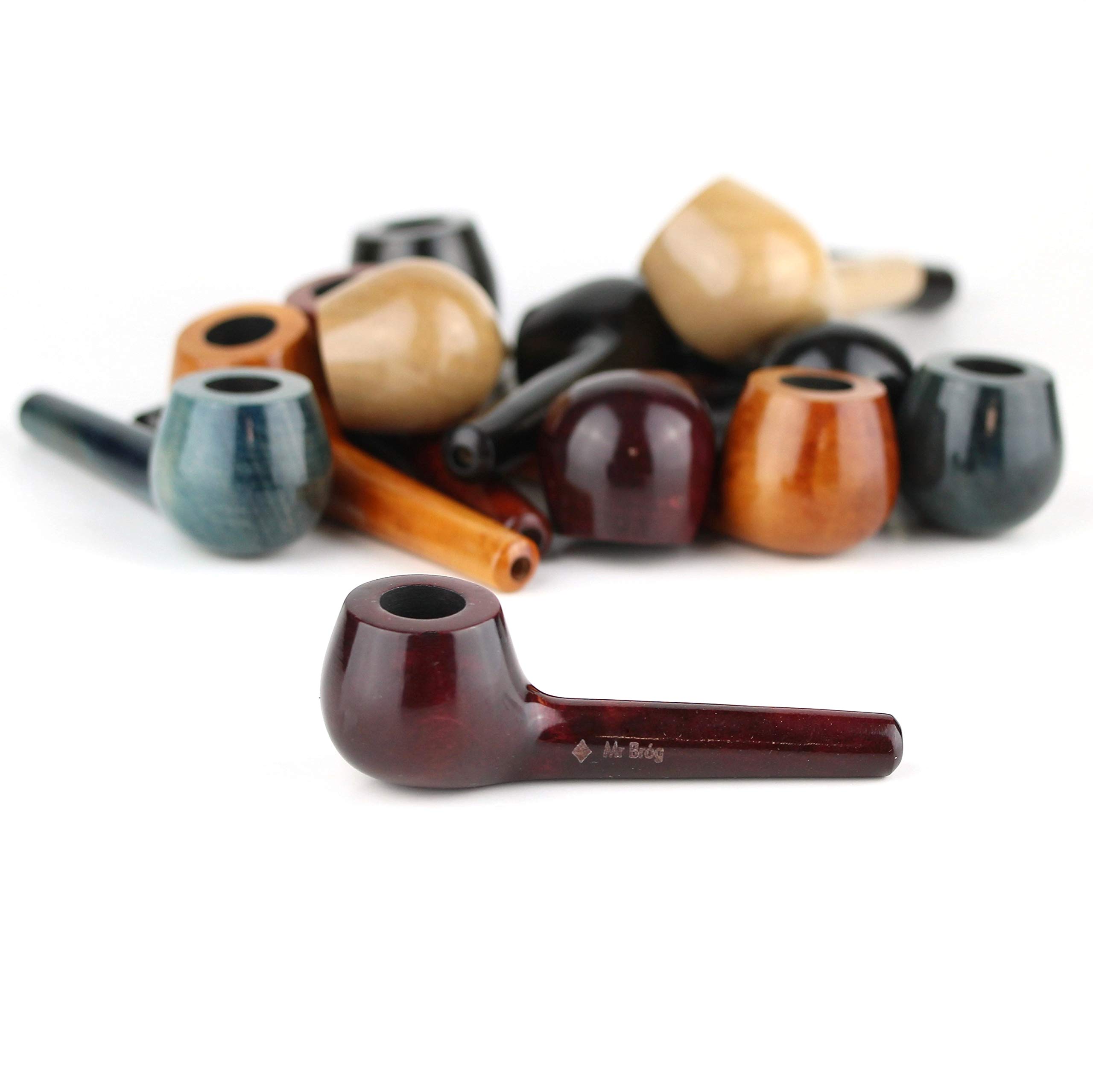 Mini Handmade Smoking Pipe - Model Suzi Mahogany - Pear Wood Roots For ...