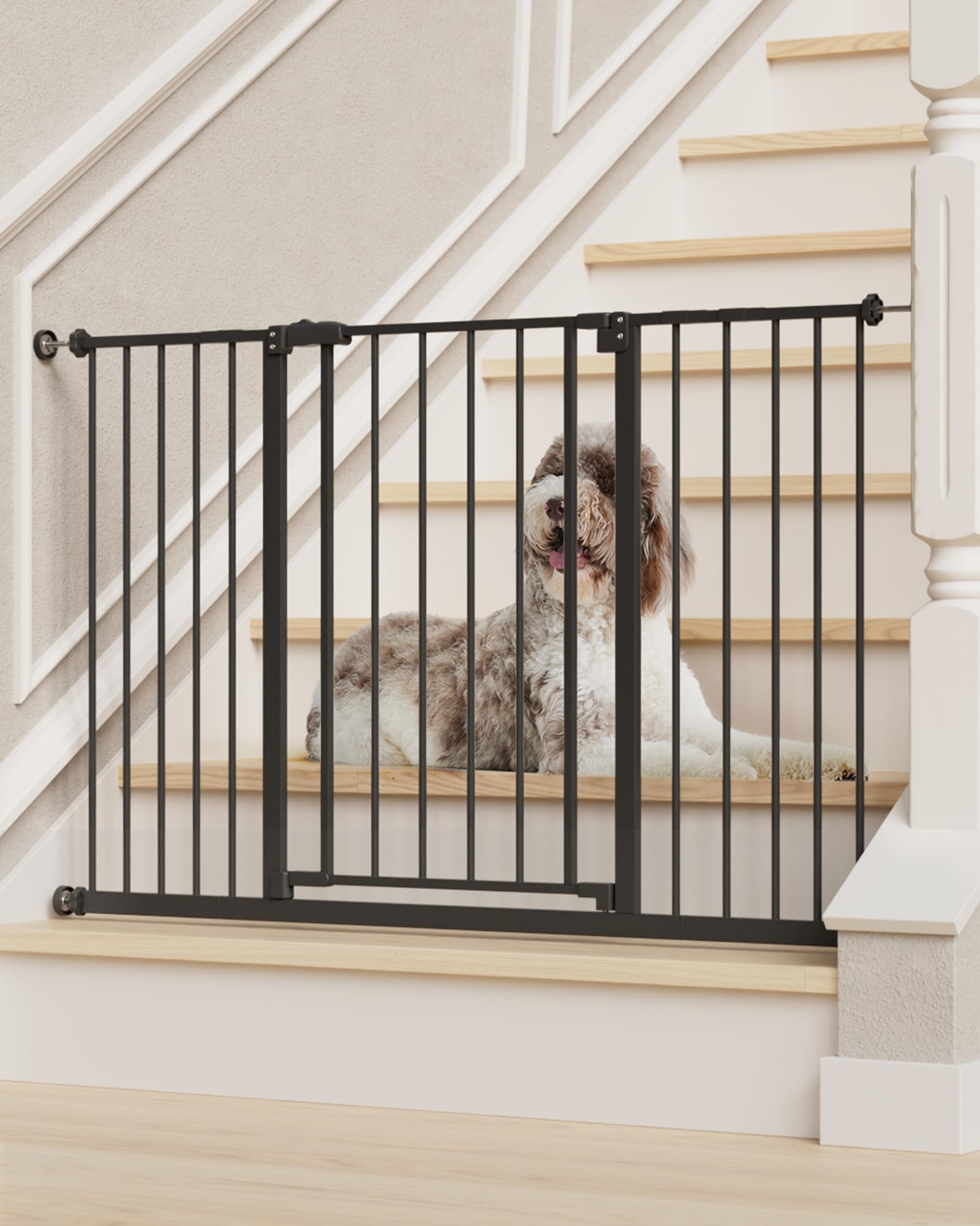 InnoTruth 28.9-49" Baby Gate for Stairs, 30" Tall Extra Wide Pet Gates ...