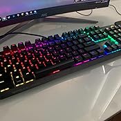 Amazon.com: ASUS RGB Mechanical Gaming Keyboard - ROG Strix Scope ...