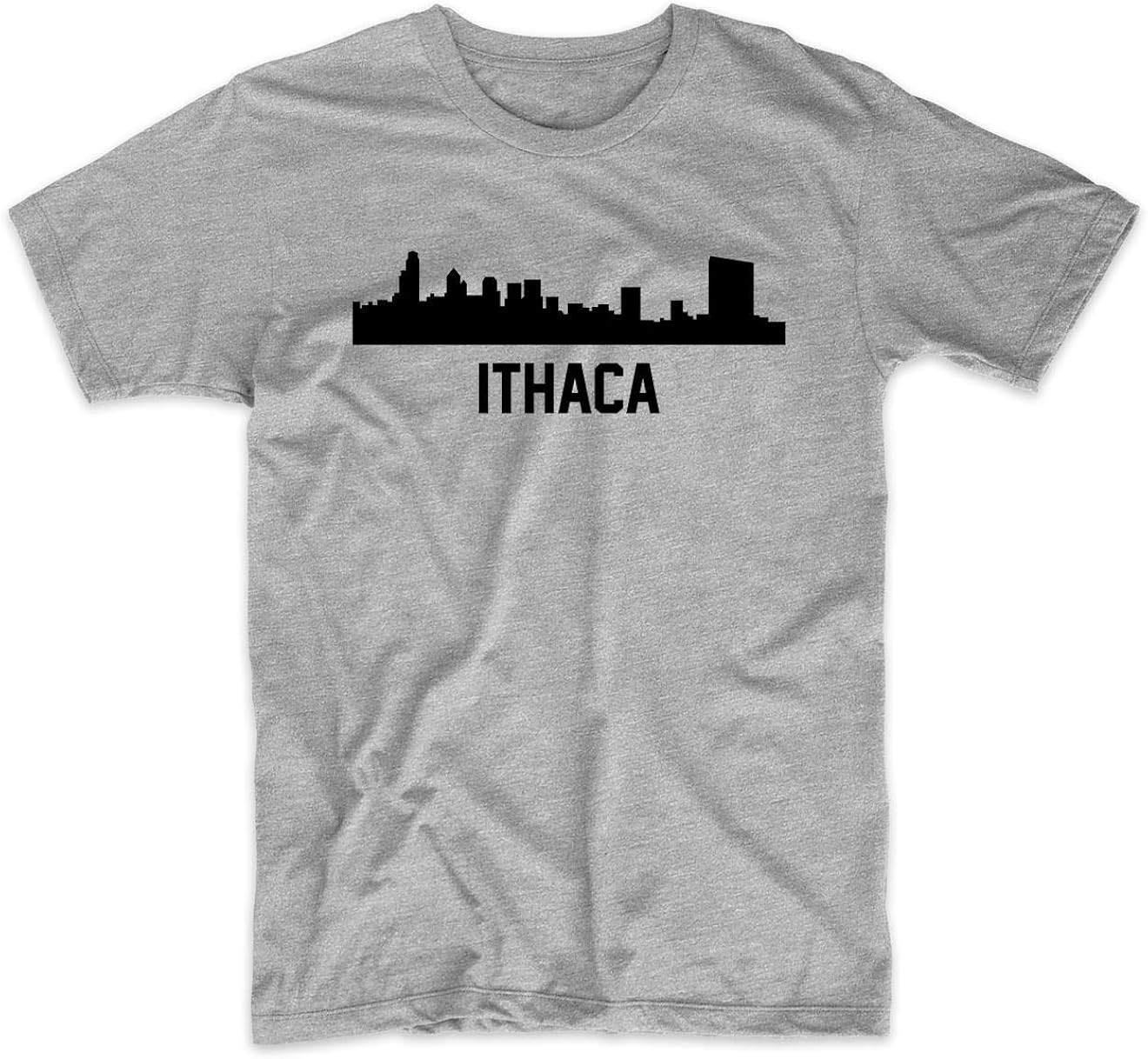 Amazon.com: Ithaca New York Skyline Cityscape T-Shirt: Clothing