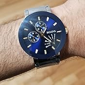 Bulova Men's Quartz Stainless Steel Dress Watch, Color: Two Tone (Model ...