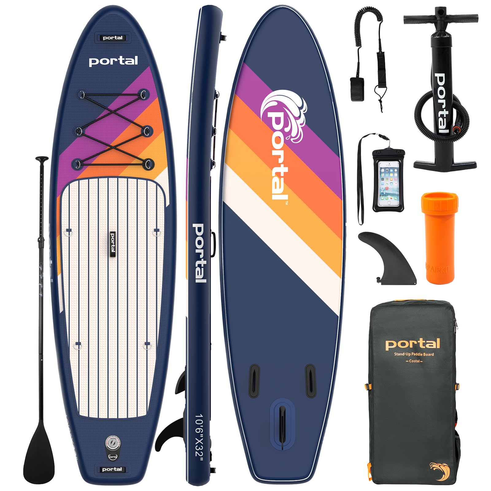 PORTAL SUP Inflatable Paddle Board for Adults 10'6'' Stand Up ...