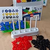 Abaque Formes Et Couleurs Assortis 100 pièces: Amazon.fr: Jeux et Jouets