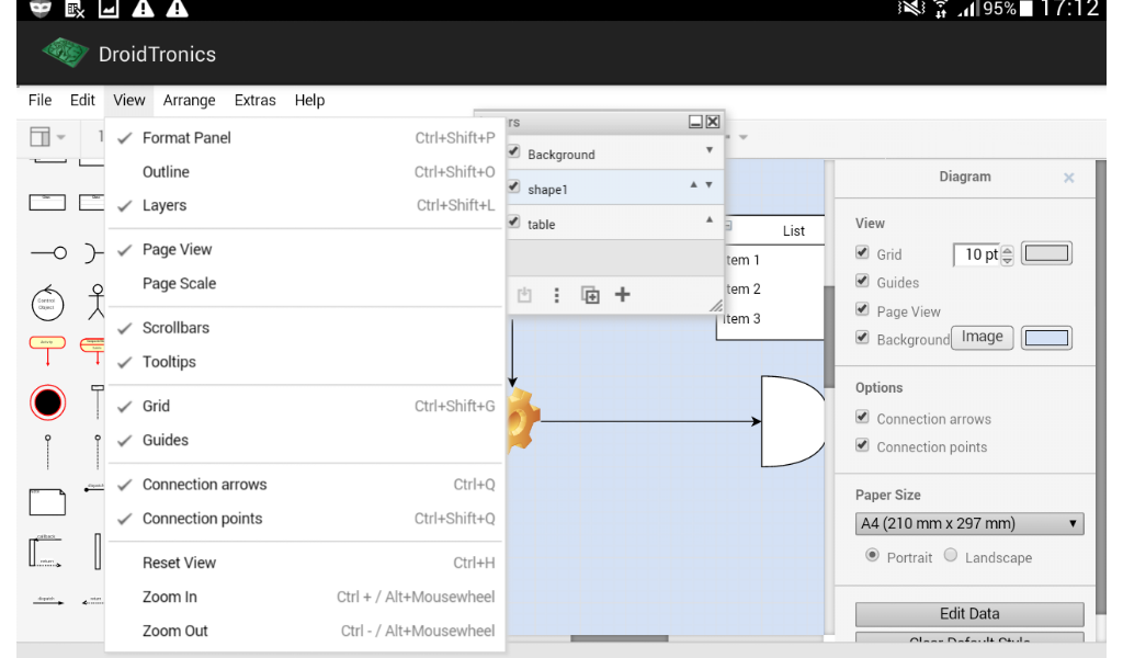 DroidTronics - Your Advanced Diagram Editor:Amazon.com:Appstore for Android