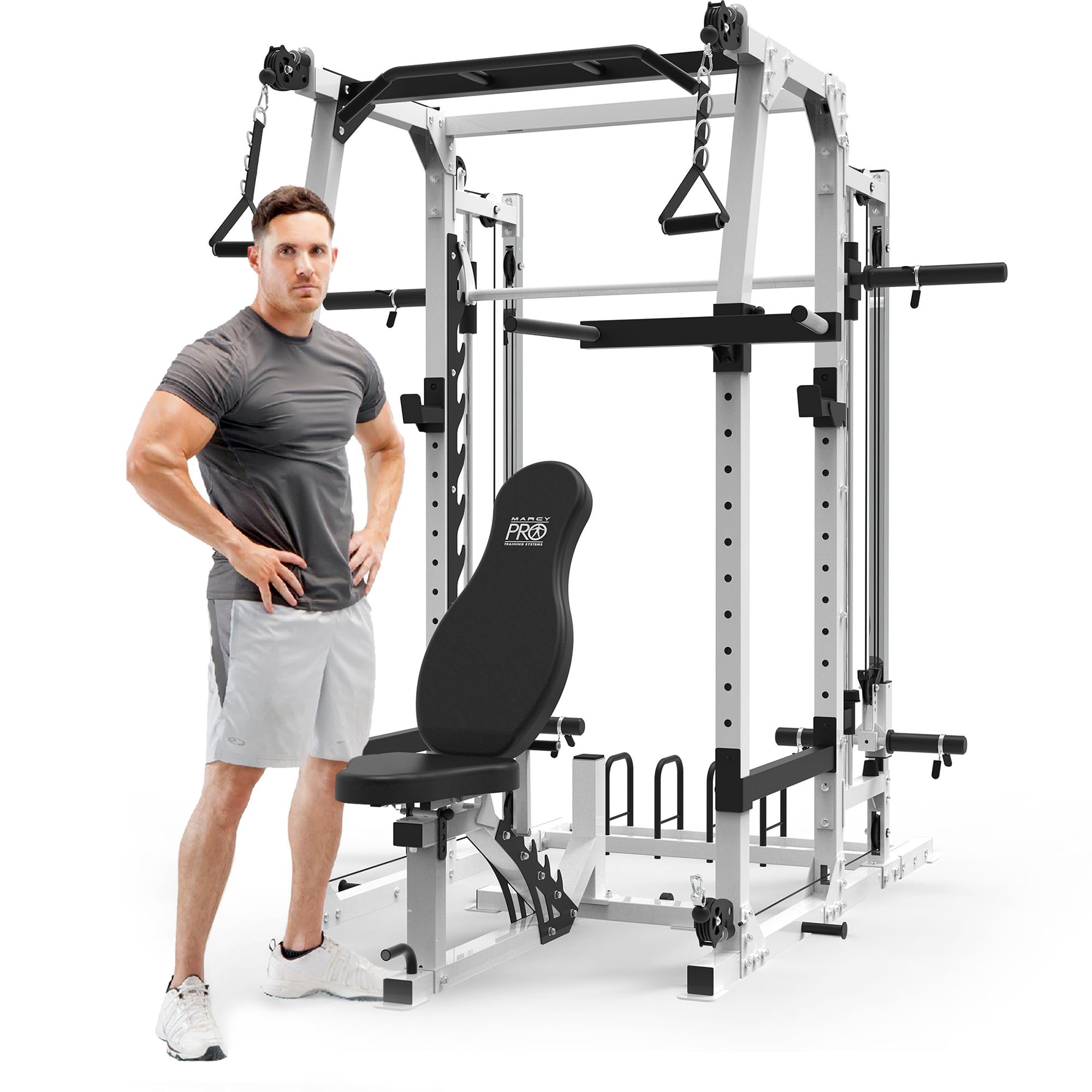 Mua Marcy 3 in 1 Smith Machine Home Gym System with Upper and Lower ...