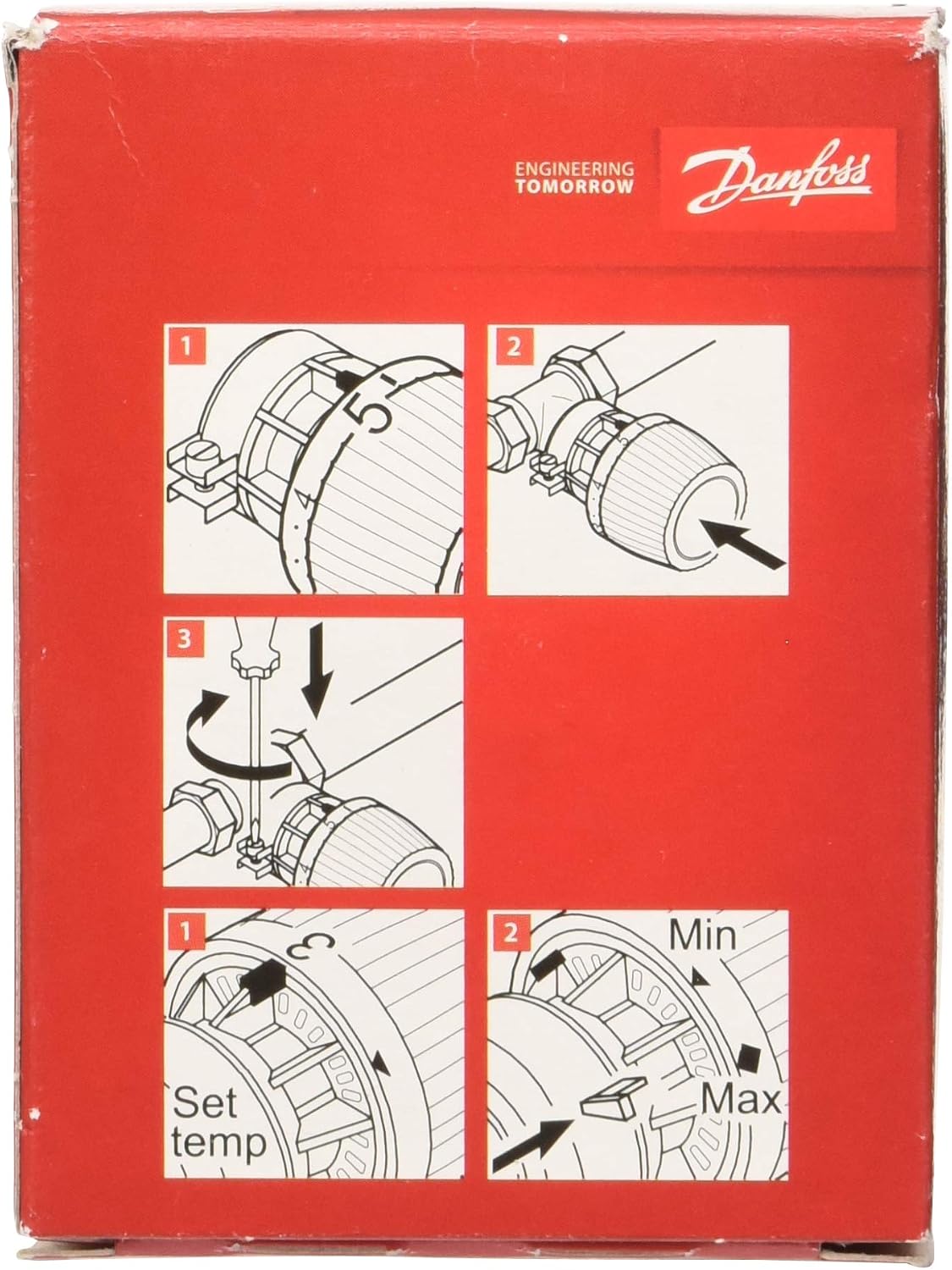 Danfoss RAVL 013G2950 Thermostatic Head for 26 mm Internal Diameter ...
