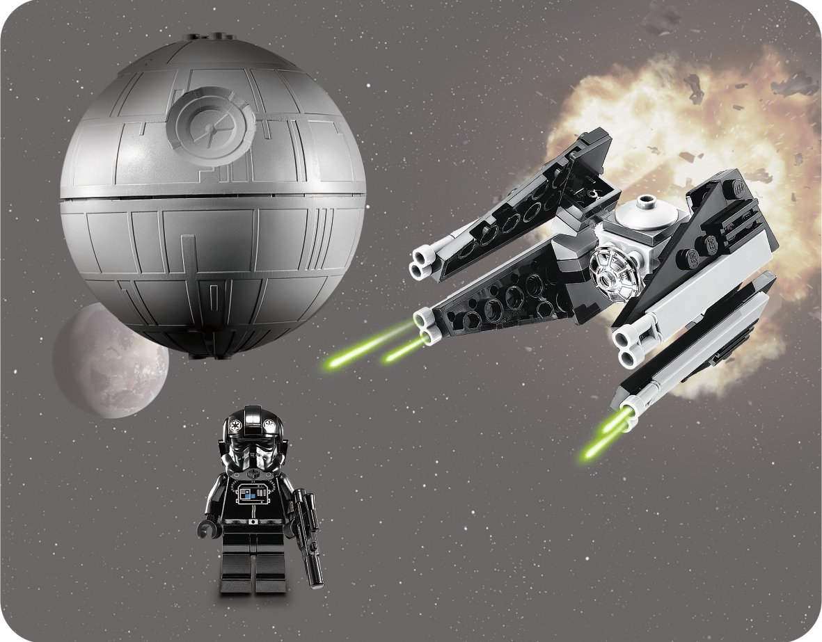Mua LEGO Star Wars TIE Interceptor & Death Star trên Amazon Mỹ chính ...