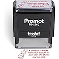 Amazon.com : Promot Friendly Reminder Past Due - Self Inking Rubber ...