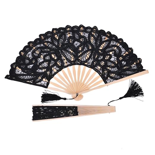 Victorian Hand Fan, Gloves, Belt Accessories