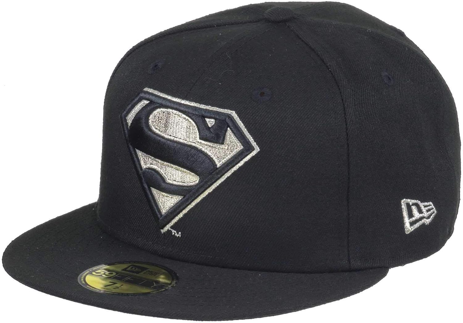 New Era Superman Silver Symbol 59Fifty Fitted Hat at Amazon Men’s ...